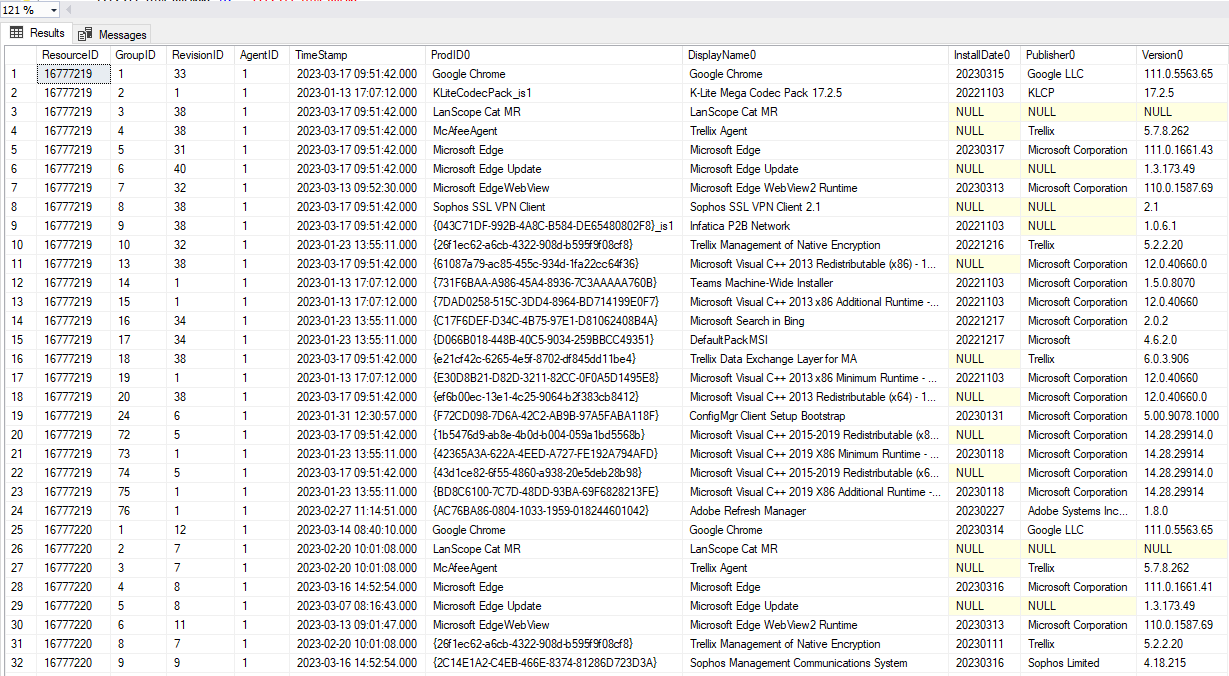 Sccm Sql Query Untuk Menemukan Aplikasi Yang Terinstal Noted And Learn 4980